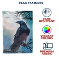 America Forever Halloween Crow Garden Flag 12.5 x 18 inch Double Sided ...