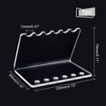 1pc Acrylic Pencil & Makeup Brush Holder 6 Slots Desk Stand Organizer ...