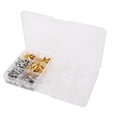 BIMZUC 360 Pcs Male Female Wire Spade Connector Brass Good Conductivity ...