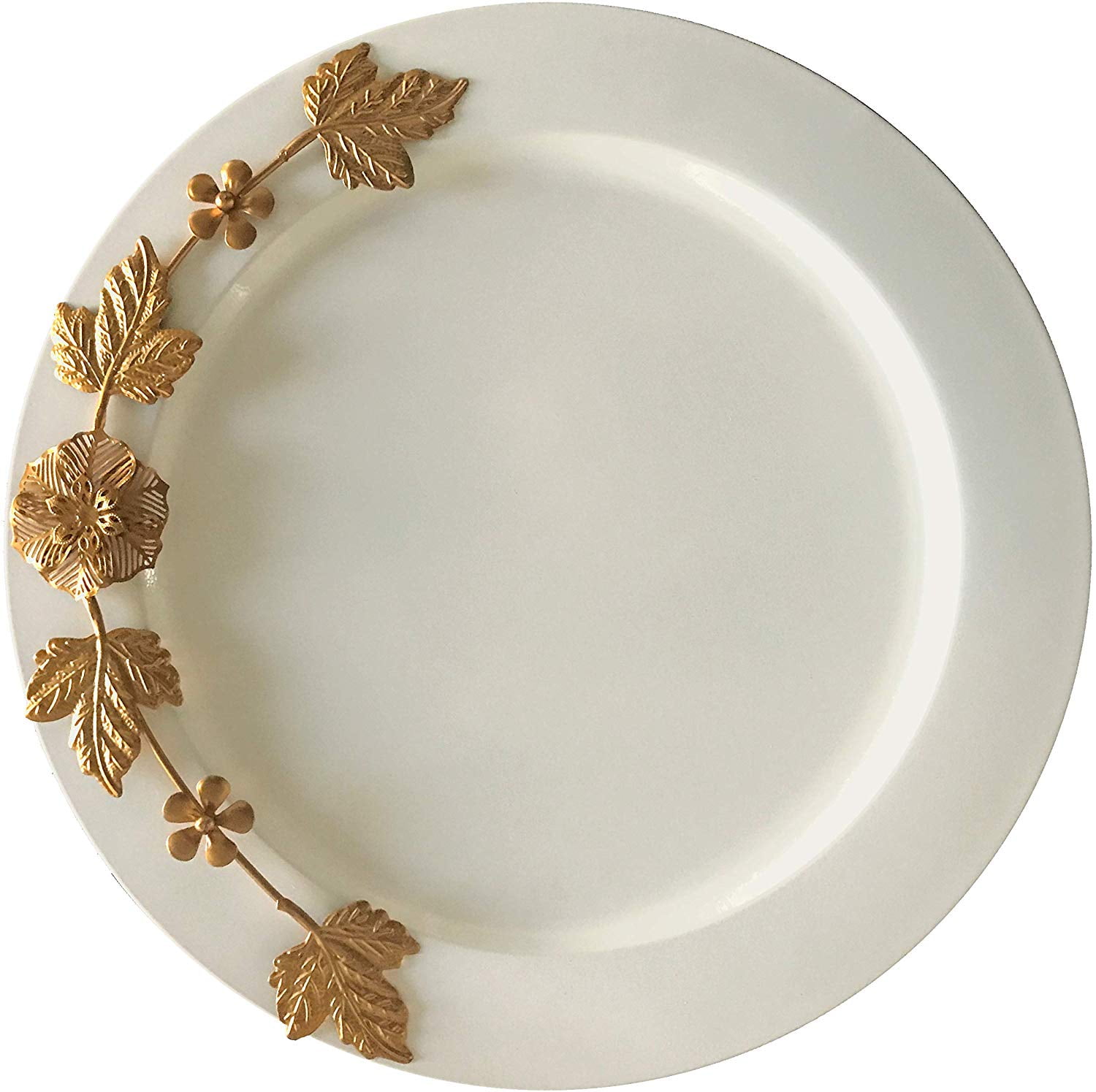 Set of 2 Elegant Charger Plates | 13 Inch Service Plates | Tableware ...