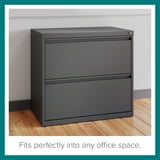Hirsh 30 inch Wide 2 Drawer Metal Locking Lateral File Cabinet for Home ...