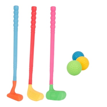 Bisontec Deluxe Kid's Happy Golfer Toy Golf Set With 3 Golf Balls, 3 ...