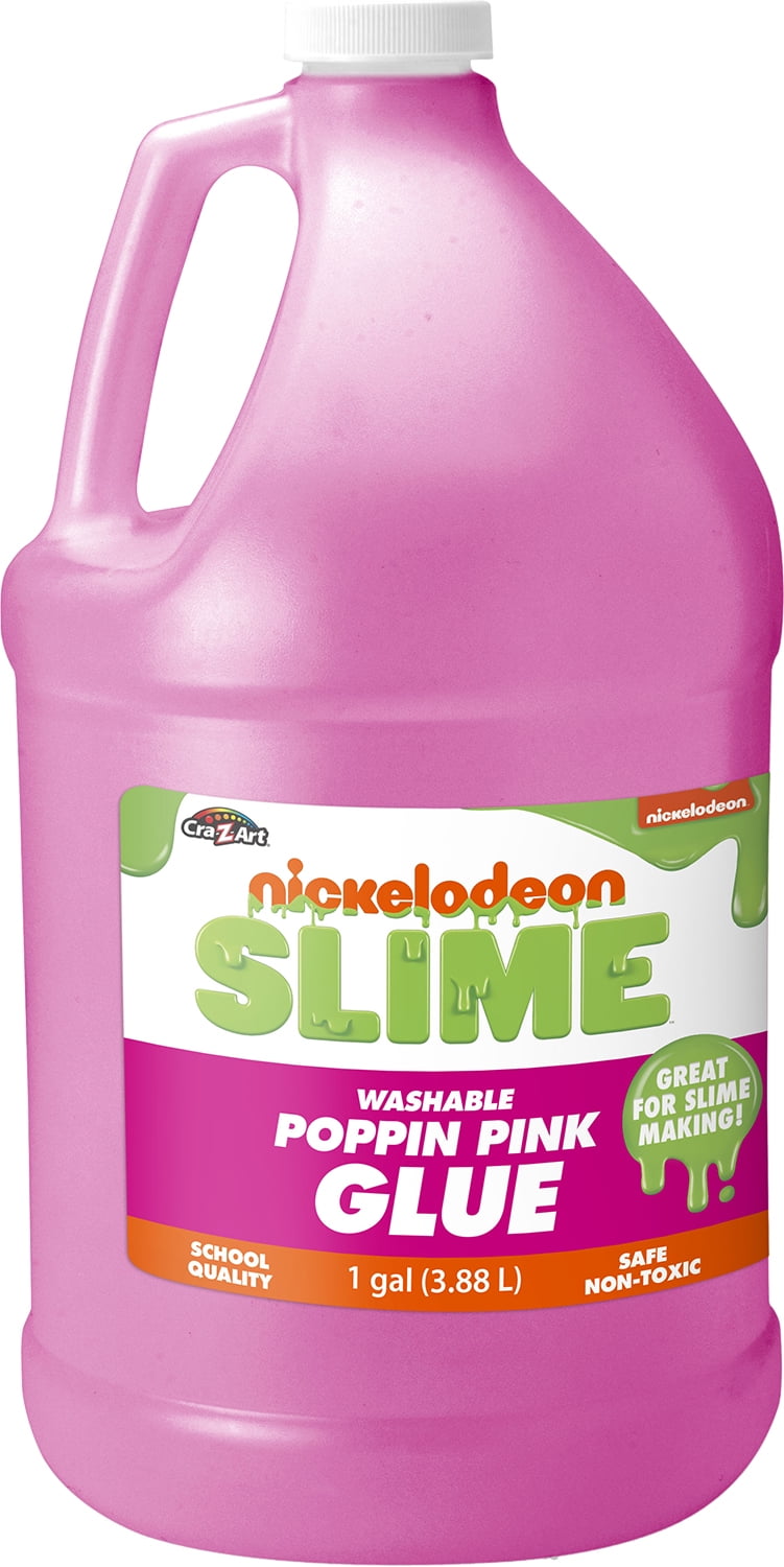 Cra-Z-Art Nickelodeon Slime, Washable Poppin' Pink Glue 1 Gallon ...