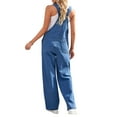 luvamia Women's Comfy Baggy Fashion High Waisted Denim Overalls ...