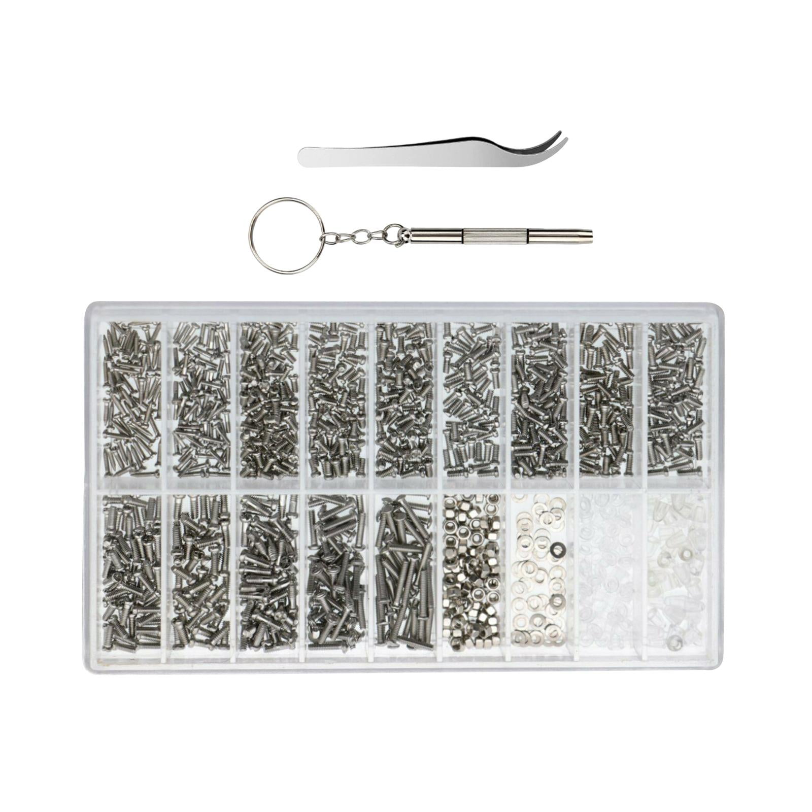 Portable Eyeglass Repair s, with 1200 Stainless Steel Screws Nuts ...