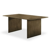 Posh Pollen Bethley Solid Wood Rectangle Seats up to 6 Dining Table ...