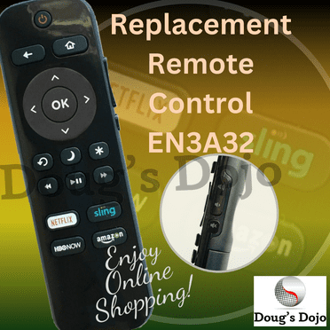 Original Sharp Roku Remote Control with Netflix, Hulu, VUDU, Sling ...