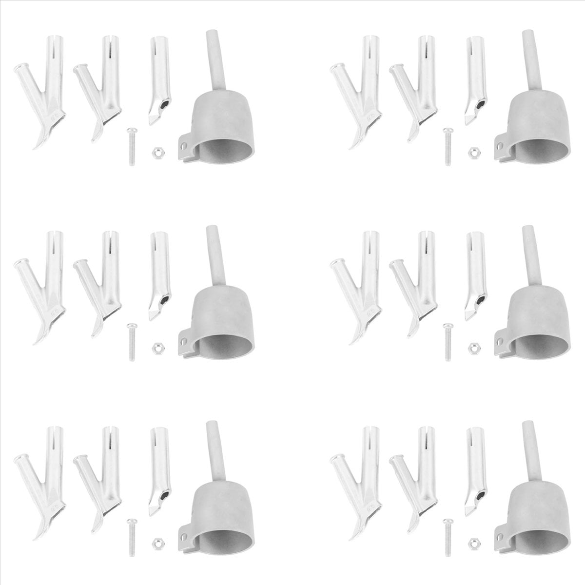 6X 4 Bocas de Soldadura de Velocidad para Vinilo Pvc Plástico Soplador ...