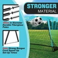 RUNBOW 6x4 ft Portable Kids Soccer Goal for Backyard Practice Soccer ...