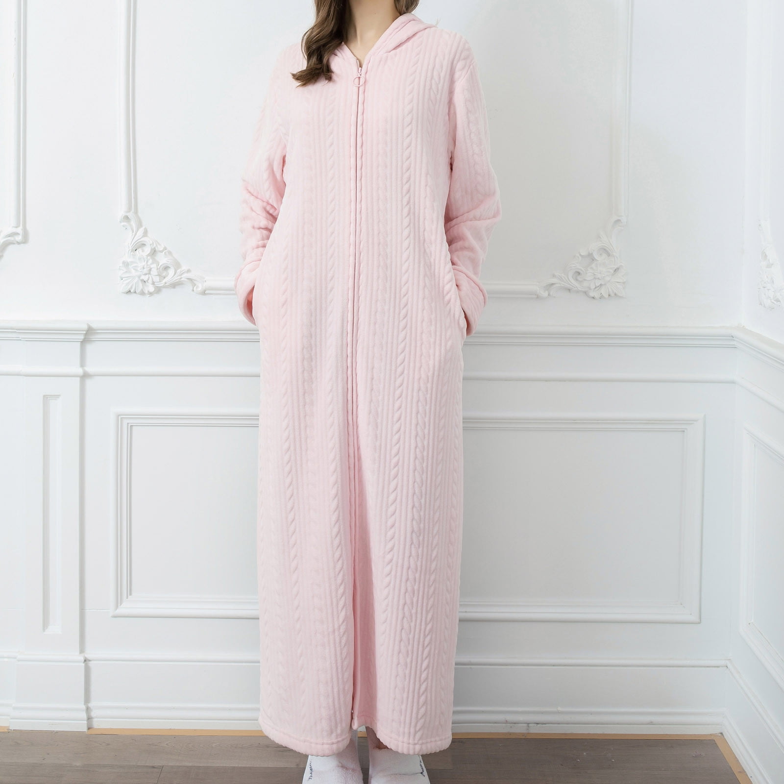 Click here for Miqool Womens Long Sleeve Robe Oversized Long Hood... prices