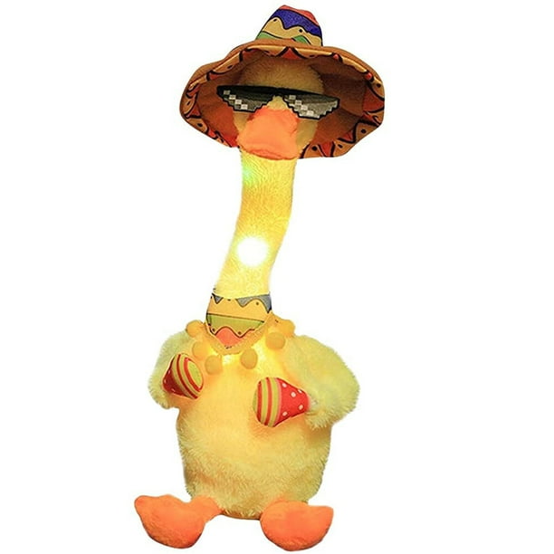 Singing Dancing Duck,, 120 Song Singing Duck Body Shaking Plush Toy ...