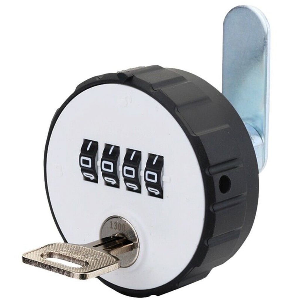 4-Digit Combination Cabinet Cam Lock Heavy Duty Round Padlock with for ...