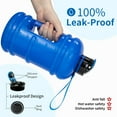 2 Liter Water Bottles - Half Gallon BPA Free - Ideal for Gym, Hiking ...