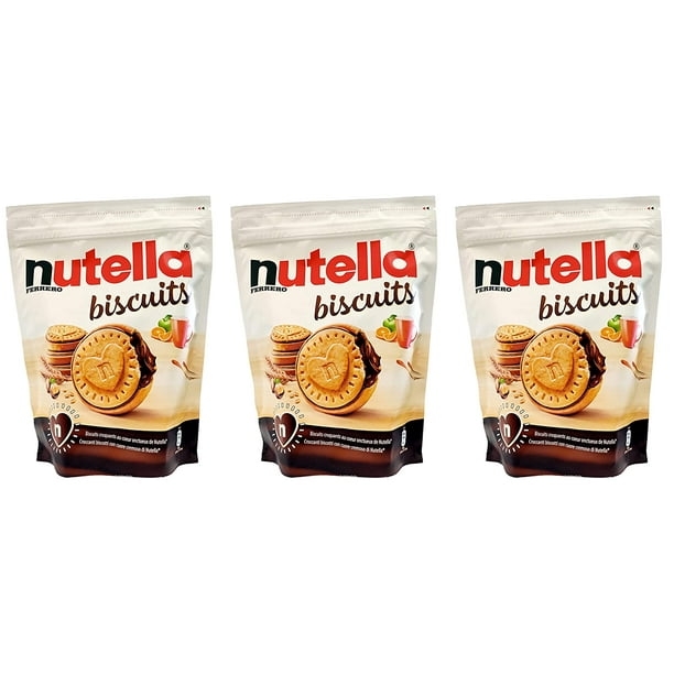 Nutella Sandwich Biscuits 304g Resealable Pouch (3 packs) - Walmart.com