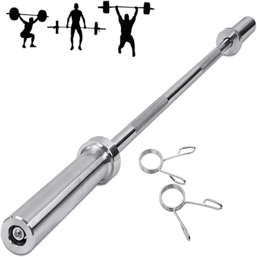Goplus 700 lb Olympic Chromed Weight Bar 7' Olympic Barbell ...