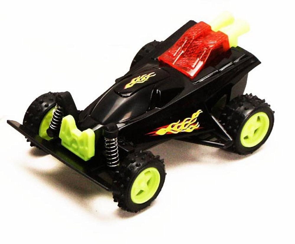 Friction Powered Spark Fighter w/ Light, Black - 8902D - Model Toy Car ...