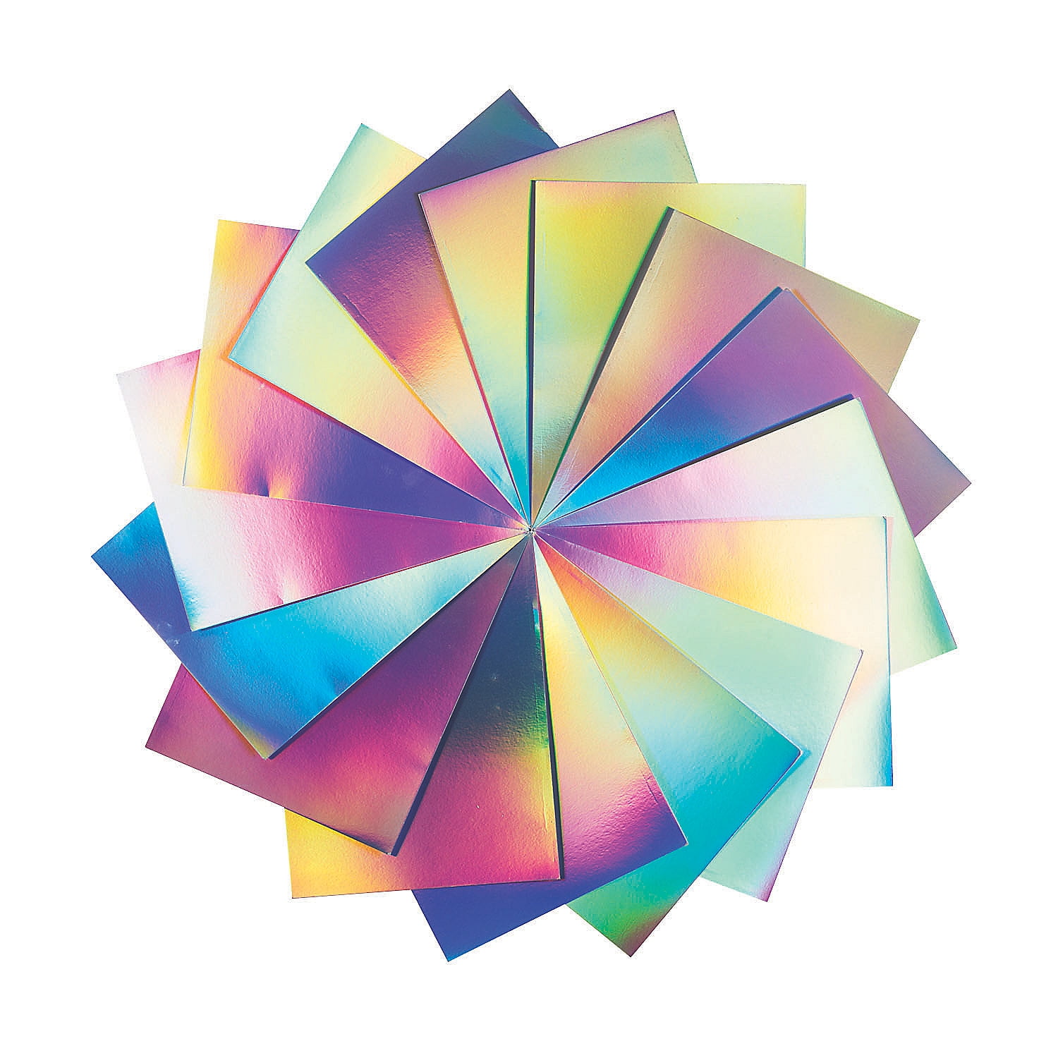 Iridescent Paper Pack (24Pc) - Craft Supplies - 24 Pieces - Walmart.com