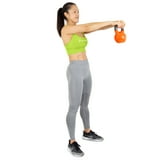 ProsourceFit Vinyl Coated Cast Iron Kettlebells Color Coded 5 - 45 lb ...