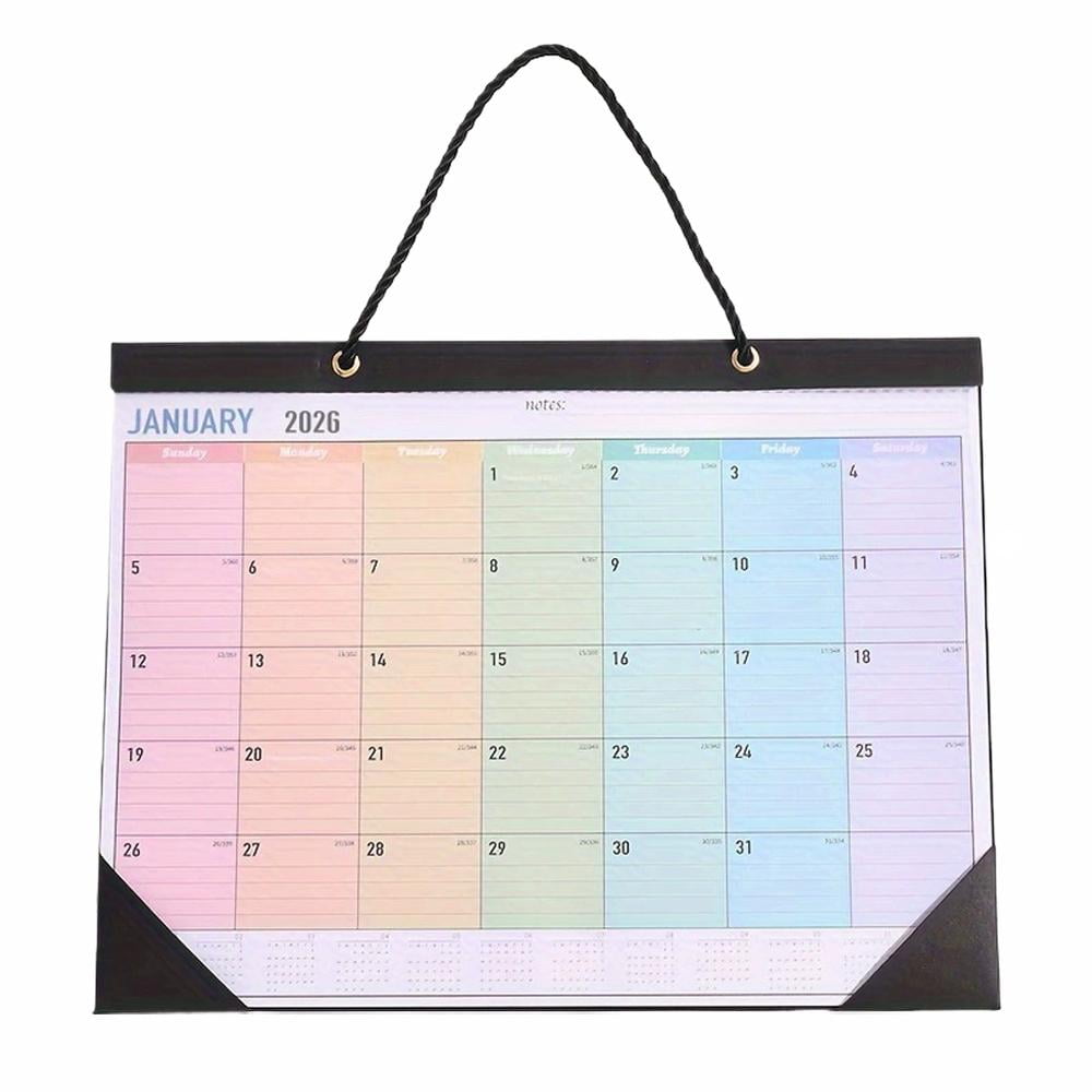 Creative Calendar 2026 English Wall Calendar Desktop Simplified Table ...