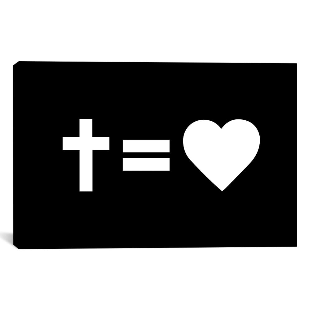 Rectangle frame 12" X 18" Cross Artwork - Walmart.com
