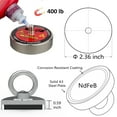 MUTUACTOR, Fishing Magnet, MU-A60L5MM, 400 lbs underwater salvage ...
