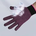 Professional heat-resistant hair styling gloves with Silicone Bumps for ...