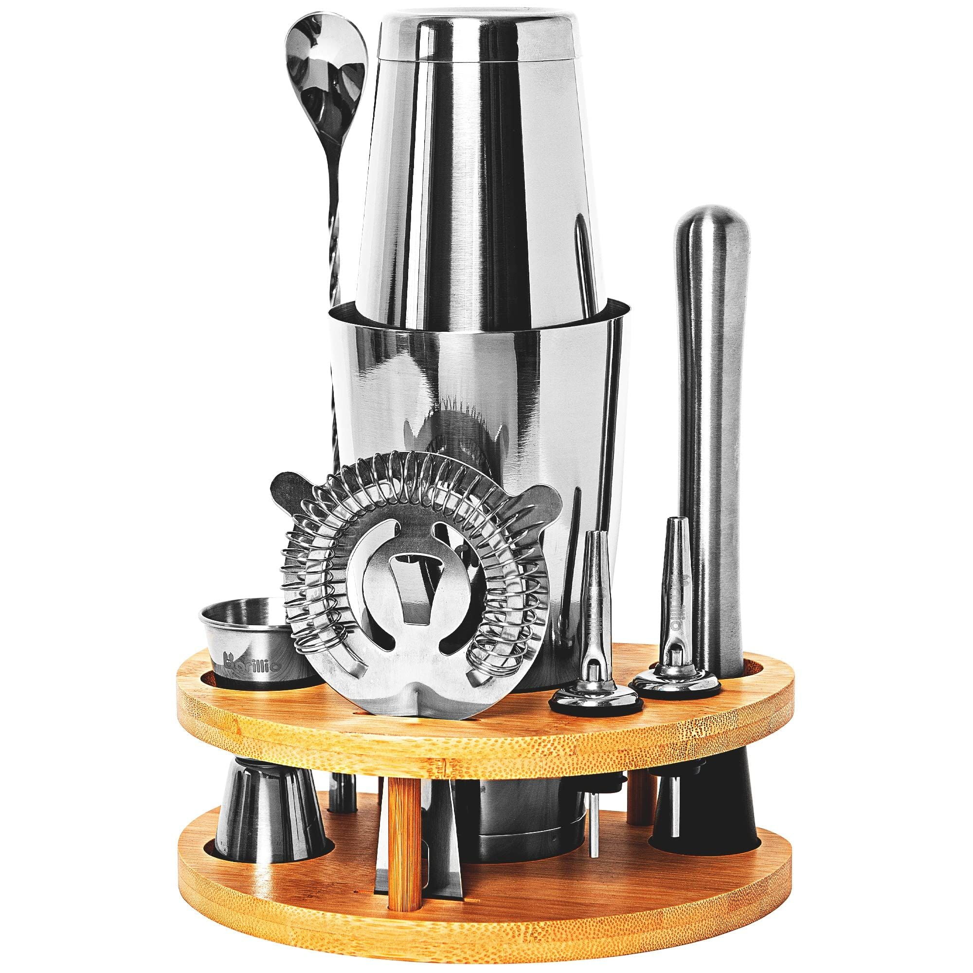 Barware Tool Sets,Bar Tools,Stainless Steel,Silver - Walmart.com