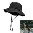 Adjustable Unisex Fisherman Hat With Strap Breathable Polyester For ...