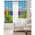 Cartoon Cute Blackout Curtains for Bedroom Living Room Darkening ...
