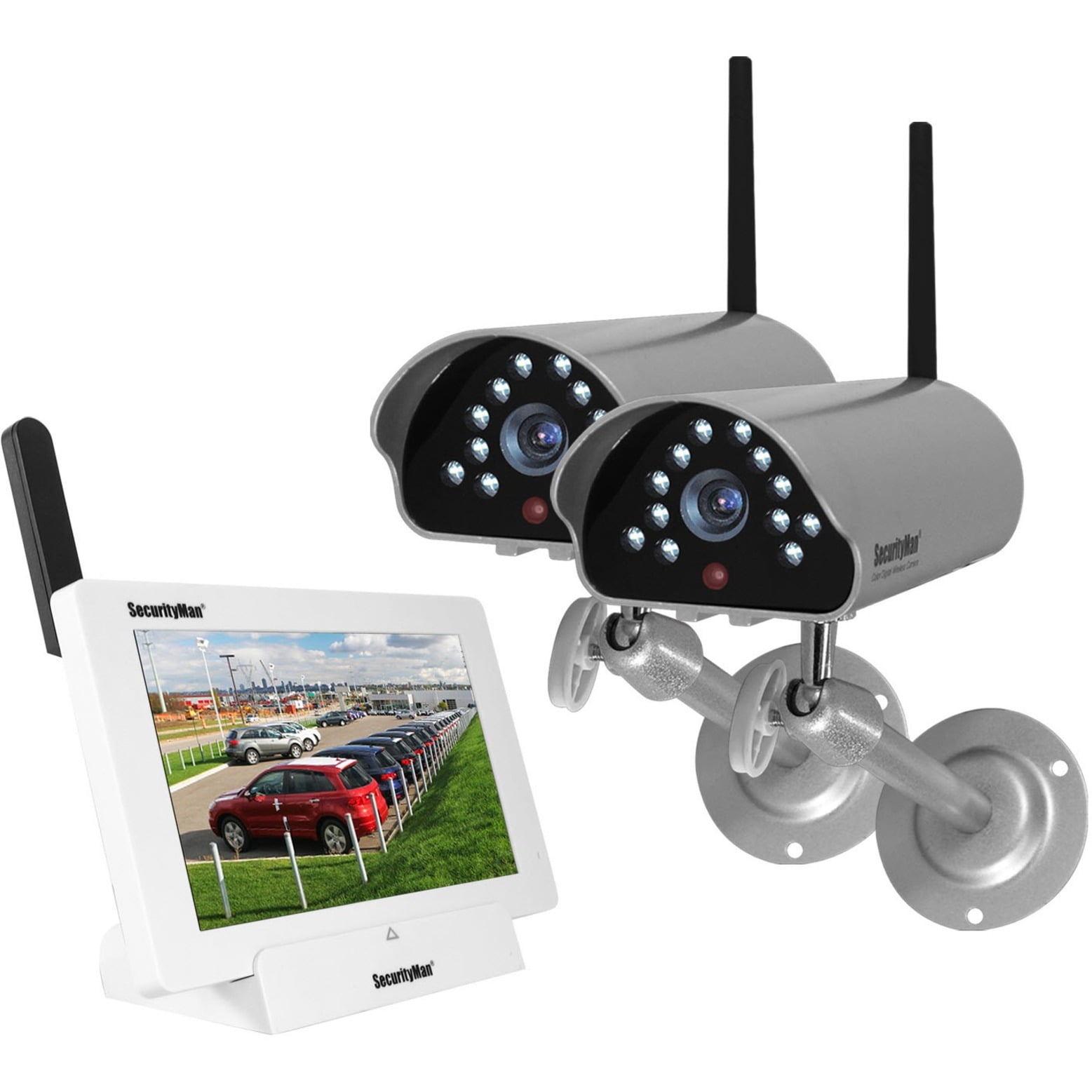 SecurityMan DIGILCDNDVR2 Indoor/Outdoor iSecurity Digital Wireless ...
