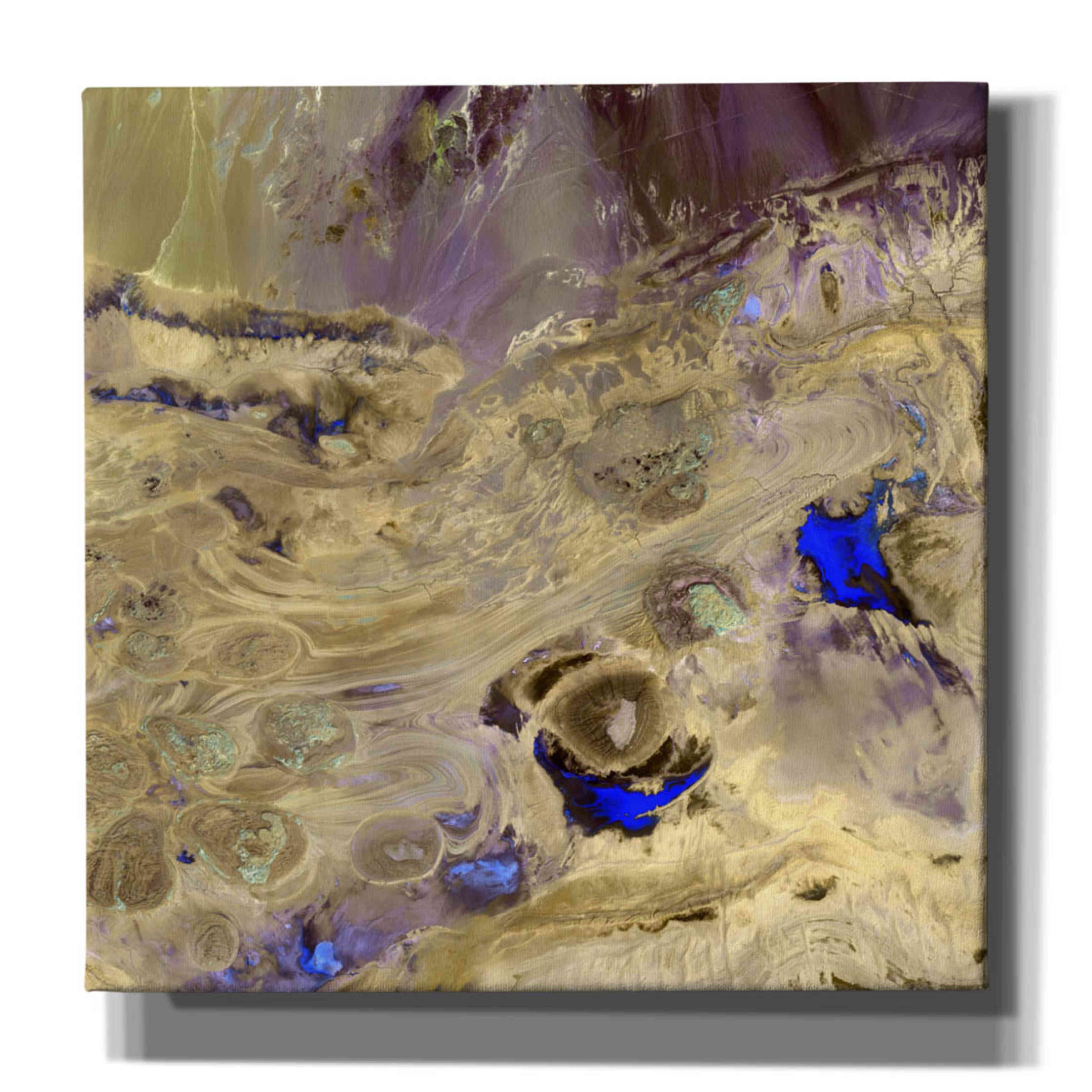 Epic Graffiti 'Earth as Art: Great Salt Desert' Canvas Wall Art, 37"x37 ...