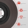 100mm Grinding Wheel Flap Discs 60-120 Angled Grinder Sanding Discs For ...