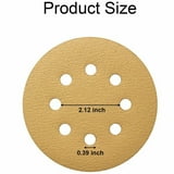 S SATC 100PC Sanding Discs 5 in 8-Hole Hook Loop 80 Grit Orbital Sander ...