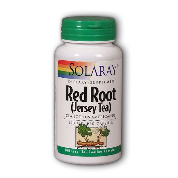 Solaray Red Root Jersey Tea 100 Capsules - Walmart.com