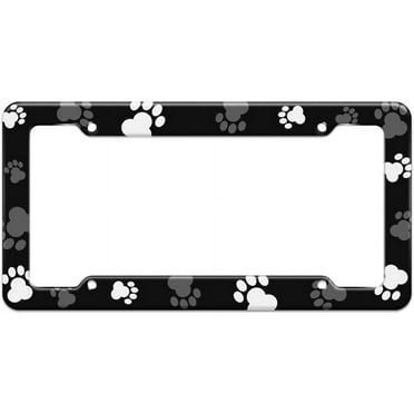 Peace Love Dogs License Plate Tag Frame, Multiple Colors - Walmart.com