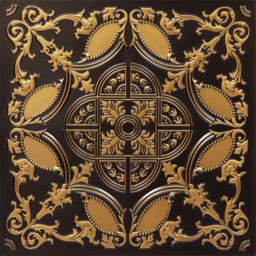 201-Sunset Boulevard 2 ft. x 2 ft. PVC Glue-up or Lay in Ceiling Tile ...