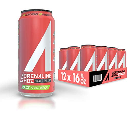 Adrenaline Shoc Smart Energy - 16 fl.oz (Pack of 12) - Walmart.com