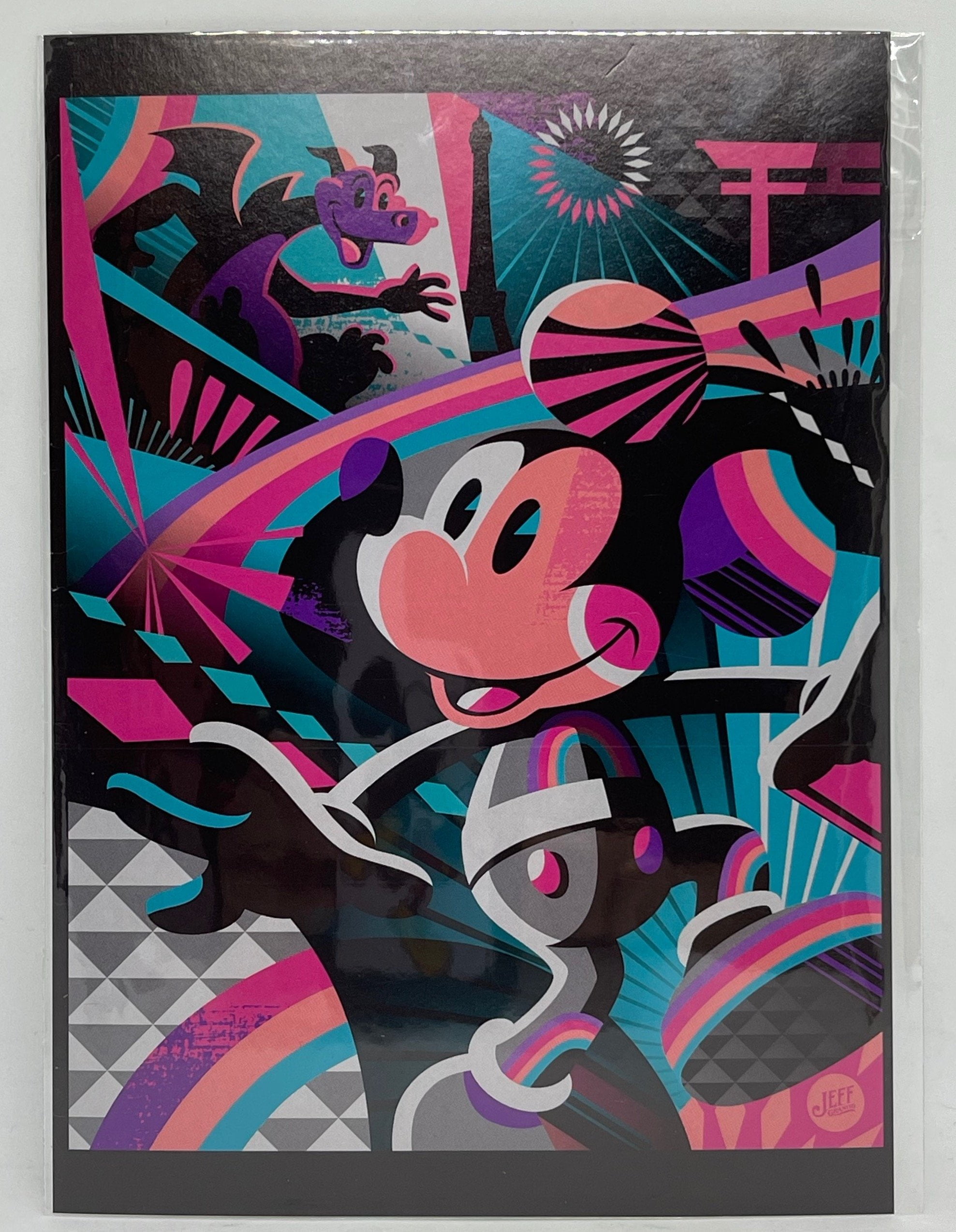 Disney Parks Totally Mickey by Jeff Granito Postcard Wonderground ...