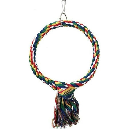 N/4 Support Cotton Rope Toy for Parrot Bird Cage Decoration Toy Budgies ...