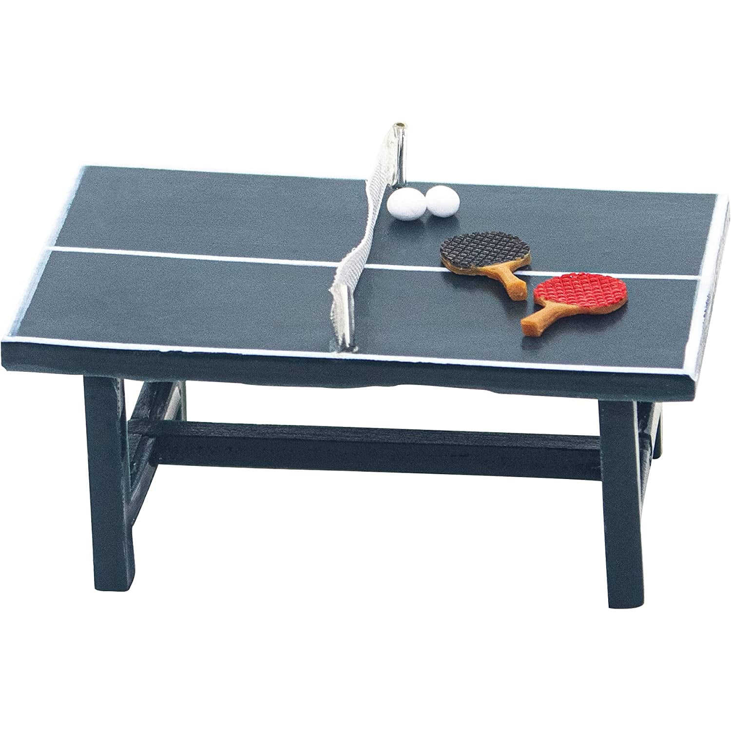 5 Pcs 1:12 Miniature House Sports Ping Pong Set Mini House Decoration ...