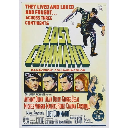 Lost Command Australian Poster Middle From Left: Anthony Quinn Alain ...