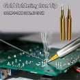 1Pc 900M-T Copper Soldering Iron Tips Gold -Free Welding Solder Tip Type I Sk - Walmart.com