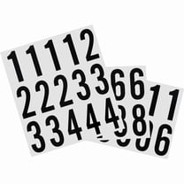 Hillman Group 848645 2 in. Square Cut Mylar Self Adhesive Numbers - 6 ...