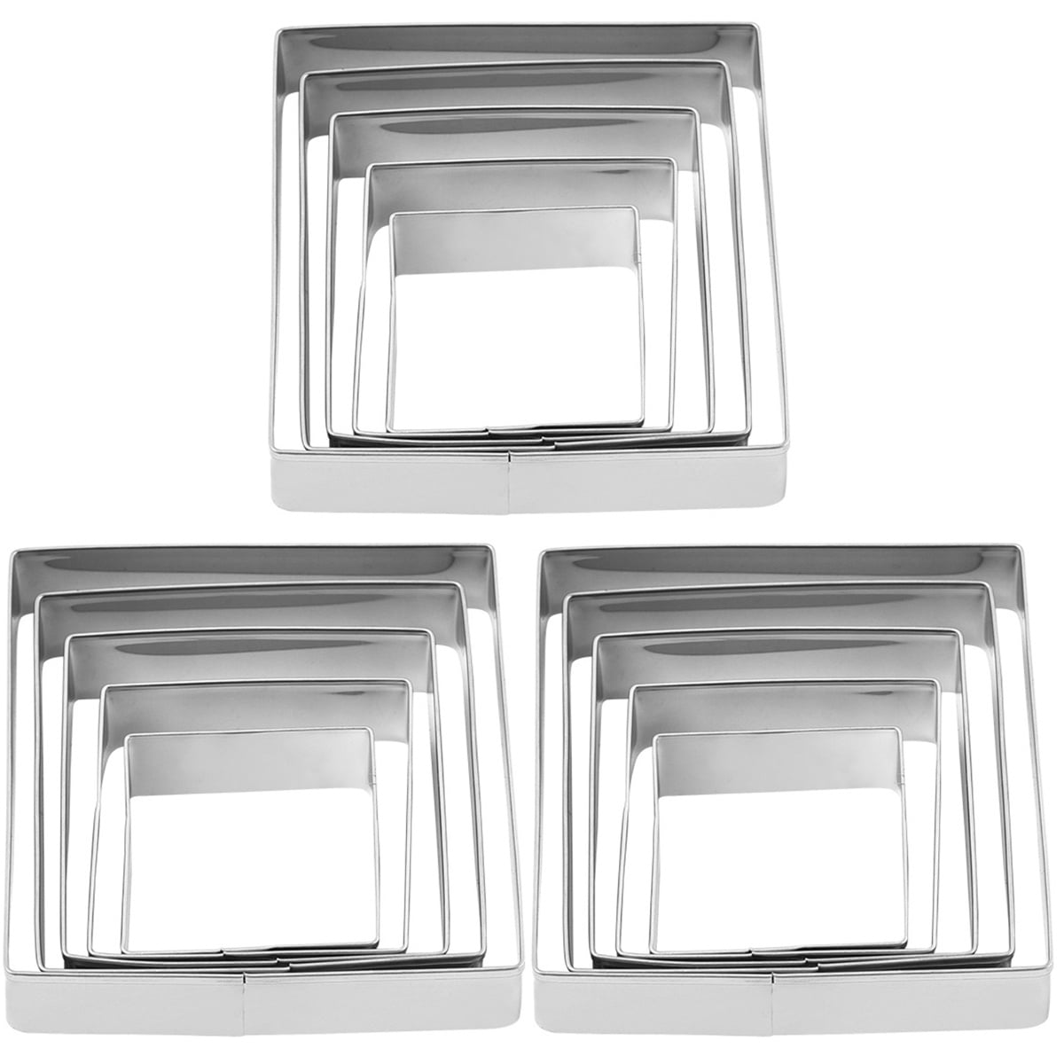 Click here for Hemoton 15 Pcs Metal Biscuit Molds Square Cookie C... prices