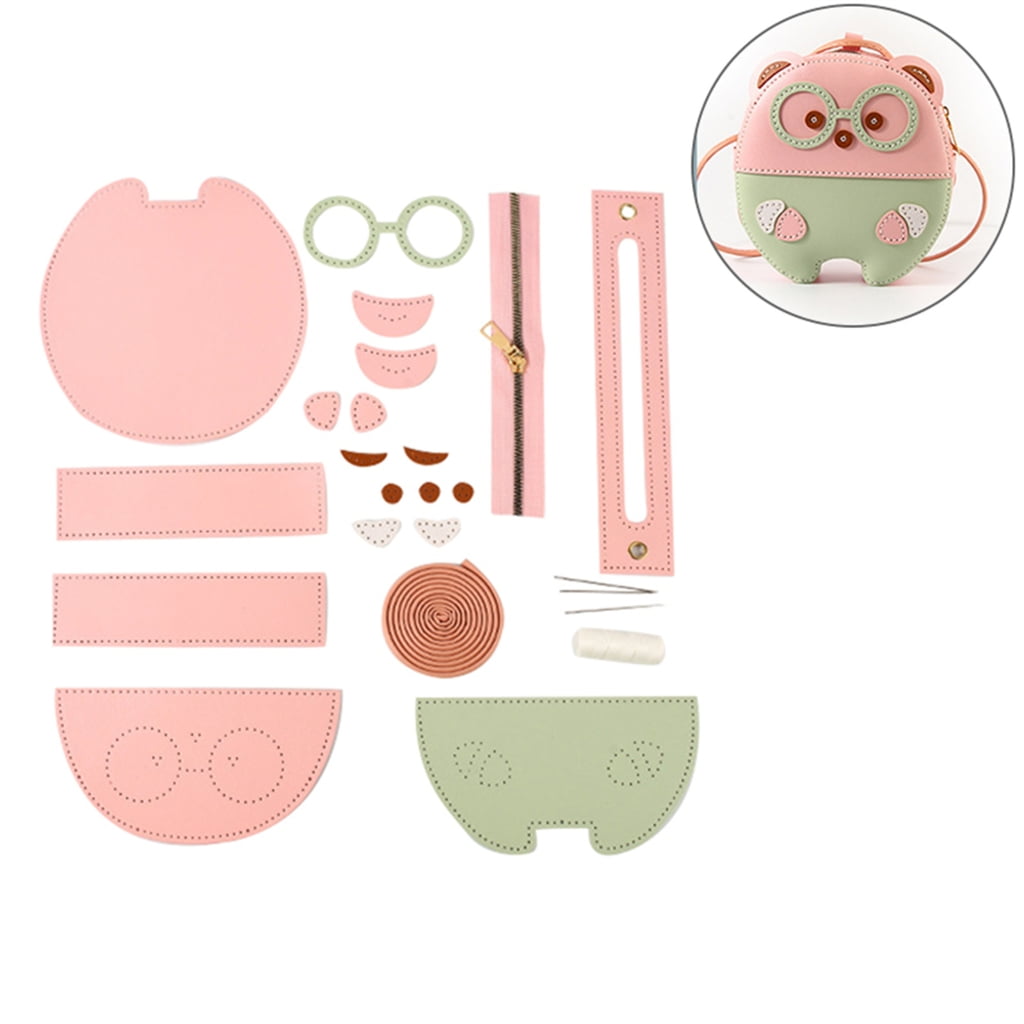 DIY Shoulder Bag Making Set Handcraft Bag Making Materials Lovely Bear ...