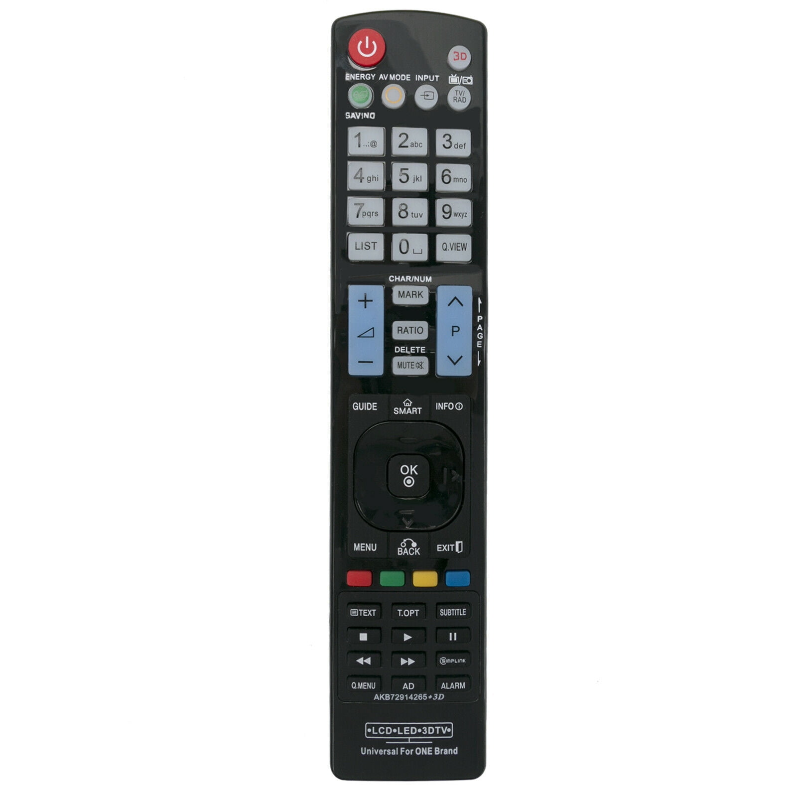 AKB72914265 Replace Universal Remote for LG TV 22LV2500 55LK520 ...