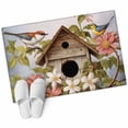 Birdhouse Vintage Bathroom Mat 2x3 FT, Non Slip Small Kitchen Mat ...