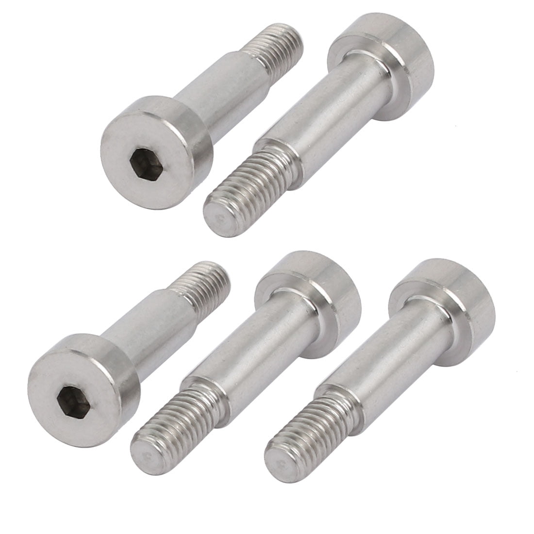 Uxcell 5pcs Hex Socket Shoulder Bolt 6mm Shoulder Dia 16mm Shoulder ...