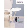 The Original Toilet Table | White Bathroom Accessory for Accessibility ...