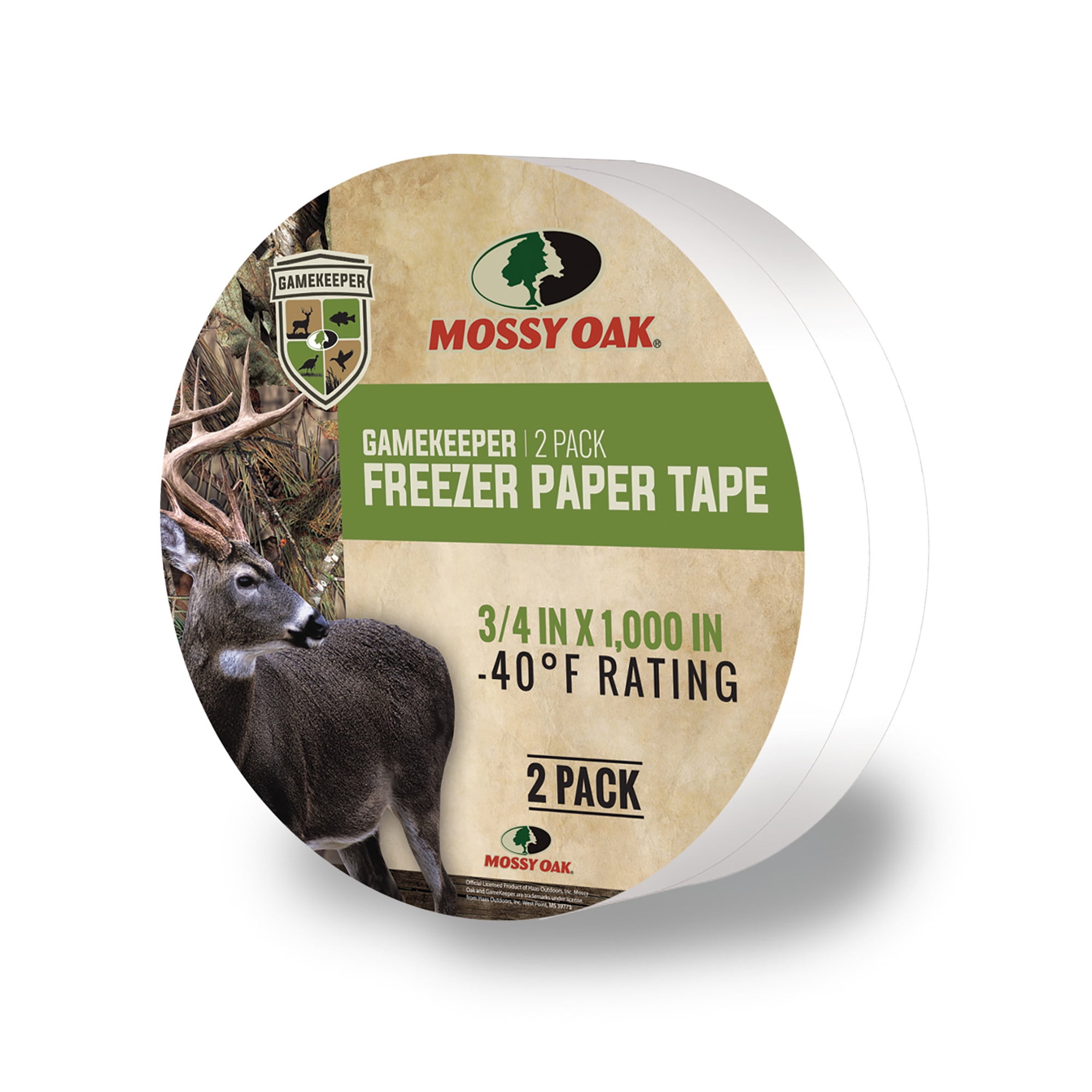Mossy Oak GameKeepers Freezer Paper Tape, 2 Pack – Walmart Inventory ...